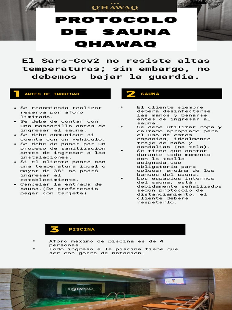 Protocolo de Sauna Qhawaq | PDF