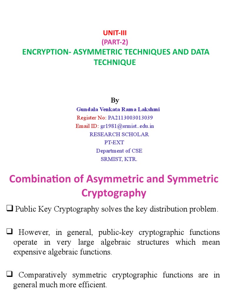 UNIT-III - PART-2 - PPT - Gundala Venkata Rama Lakshmi ...
