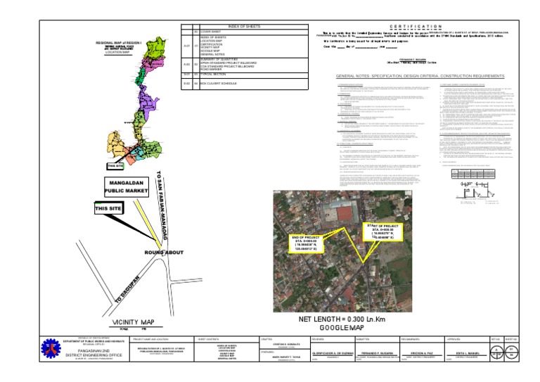 Vicinity Map: Mangaldan Public Market | PDF | Road Surface | Civil ...