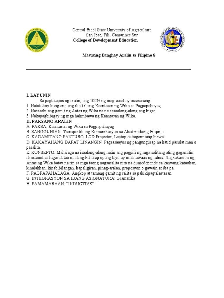 Lesson Plan Inductive | PDF