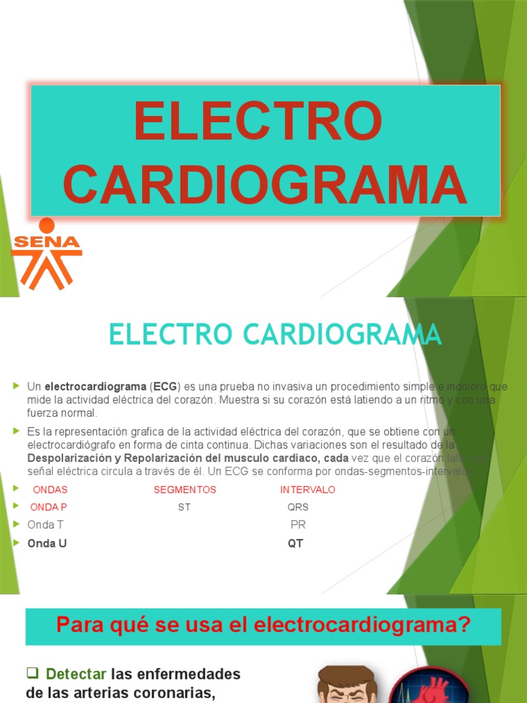 Electro Cardiograma (Ecg) | PDF | Electrocardiografia | Sistema ...