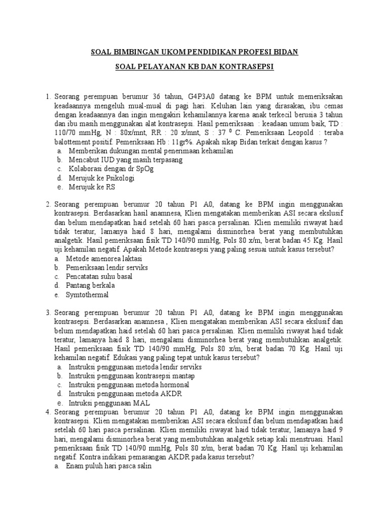 Soal KB 160622 | PDF