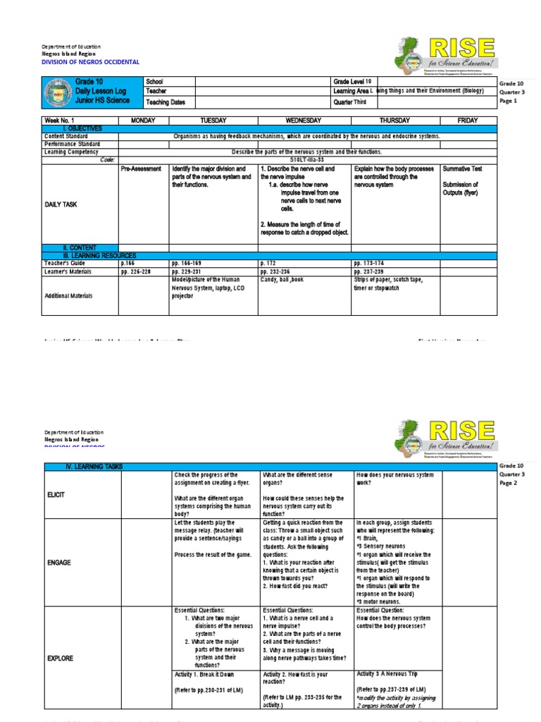 TLE Grade-10-3rd-Quarter-Dll-Pr | PDF | Menstrual Cycle | Glands