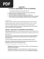 MODULE-1 Assessment2 LESSON 1 | PDF | Educational Assessment | Learning