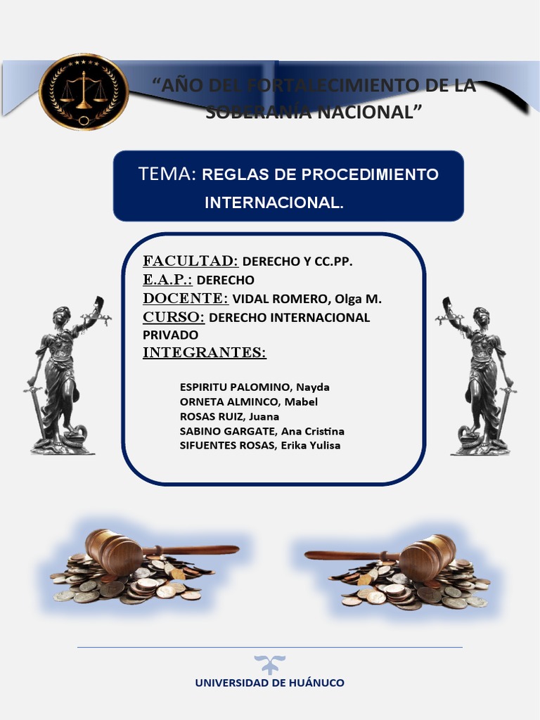 Monografia Reglas de Procedimiento Internacional | PDF | Corte Criminal ...