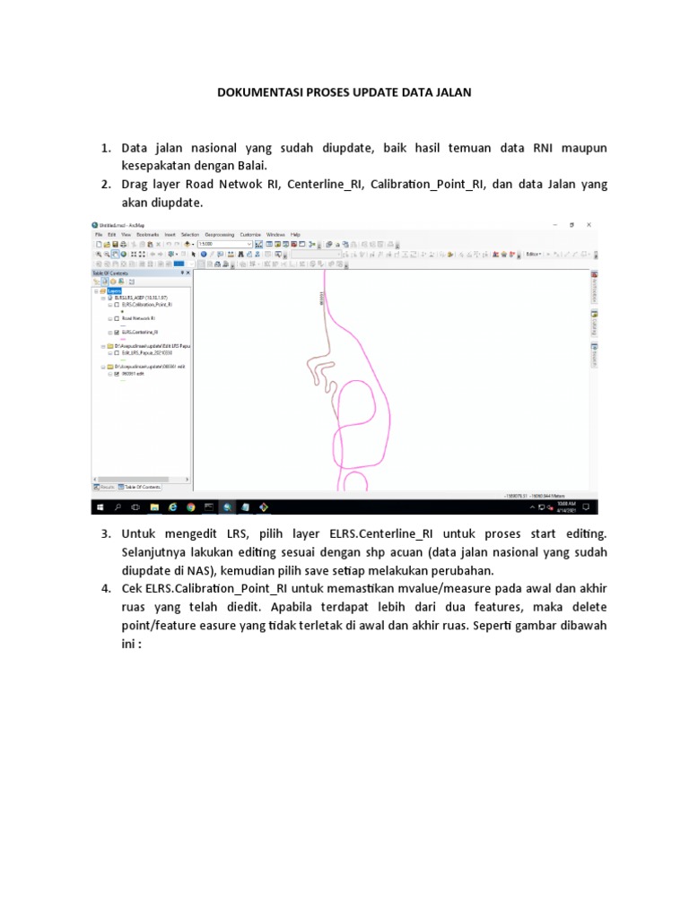 Proses Pembaruan Data Jalan Nasional | PDF