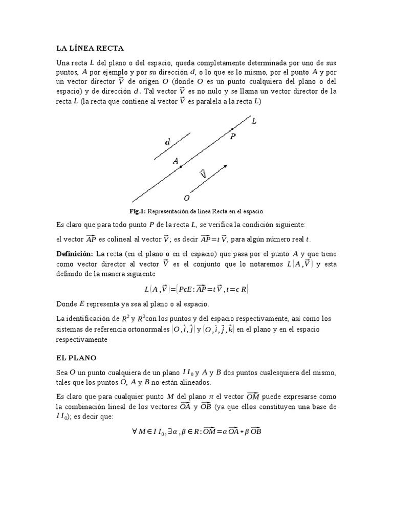 Rectas Planos | PDF | Geometria plana) | Línea (geometría)