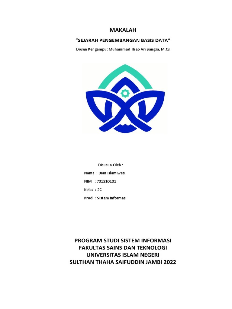 Sejarah Perkembangan Basis Data | PDF | Komputer