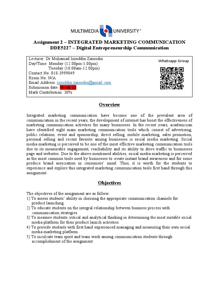 Developing an Integrated Marketing Communications Strategy and Creative ...