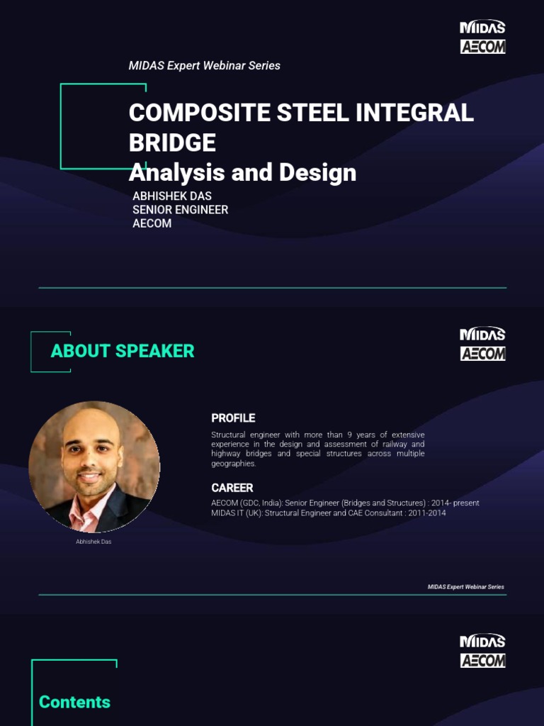 Composite Steel Integral Bridge Design | PDF | Beam (Structure) | Deep ...