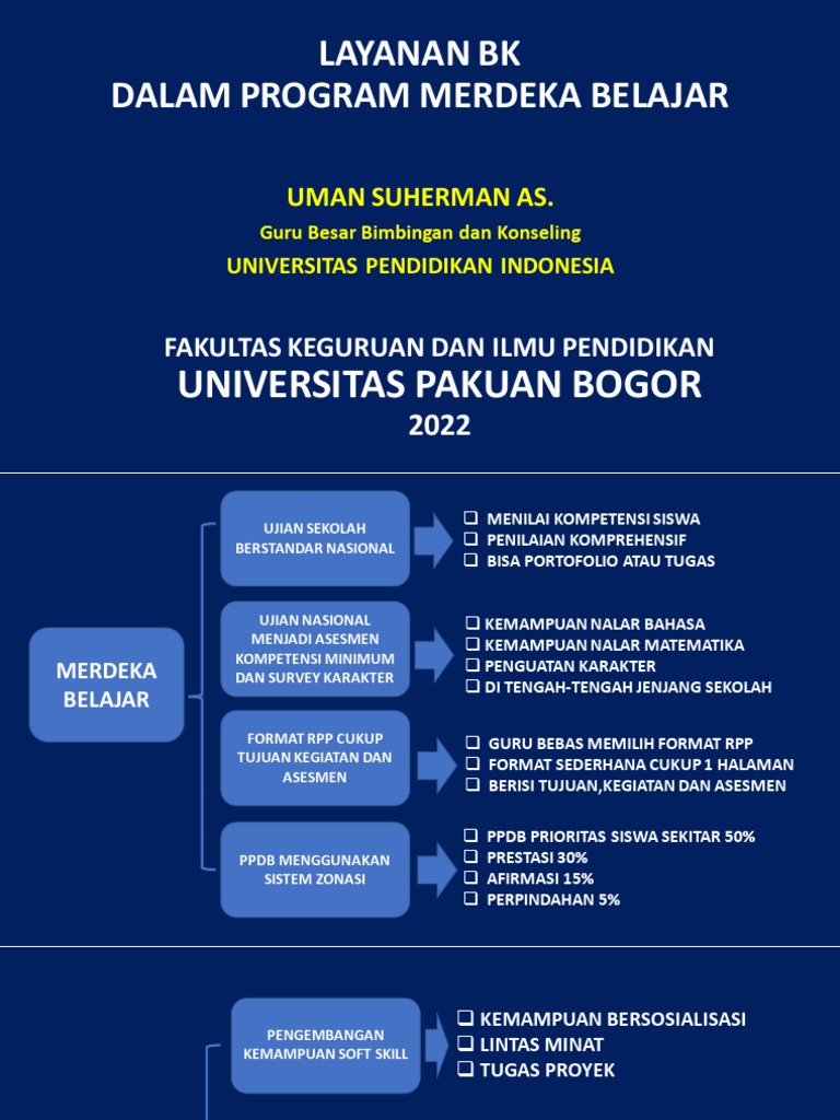 Layanan BK Dalam Program Merdeka Belajar | PDF