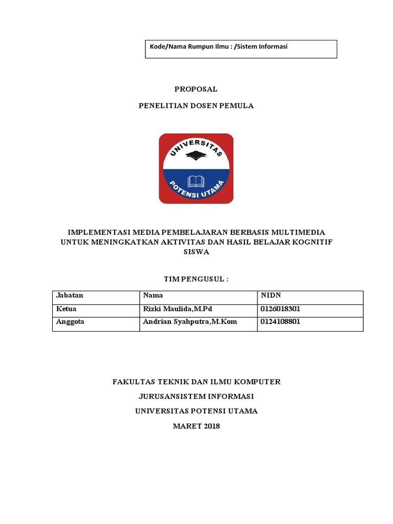 Proposal PDP 2 | PDF