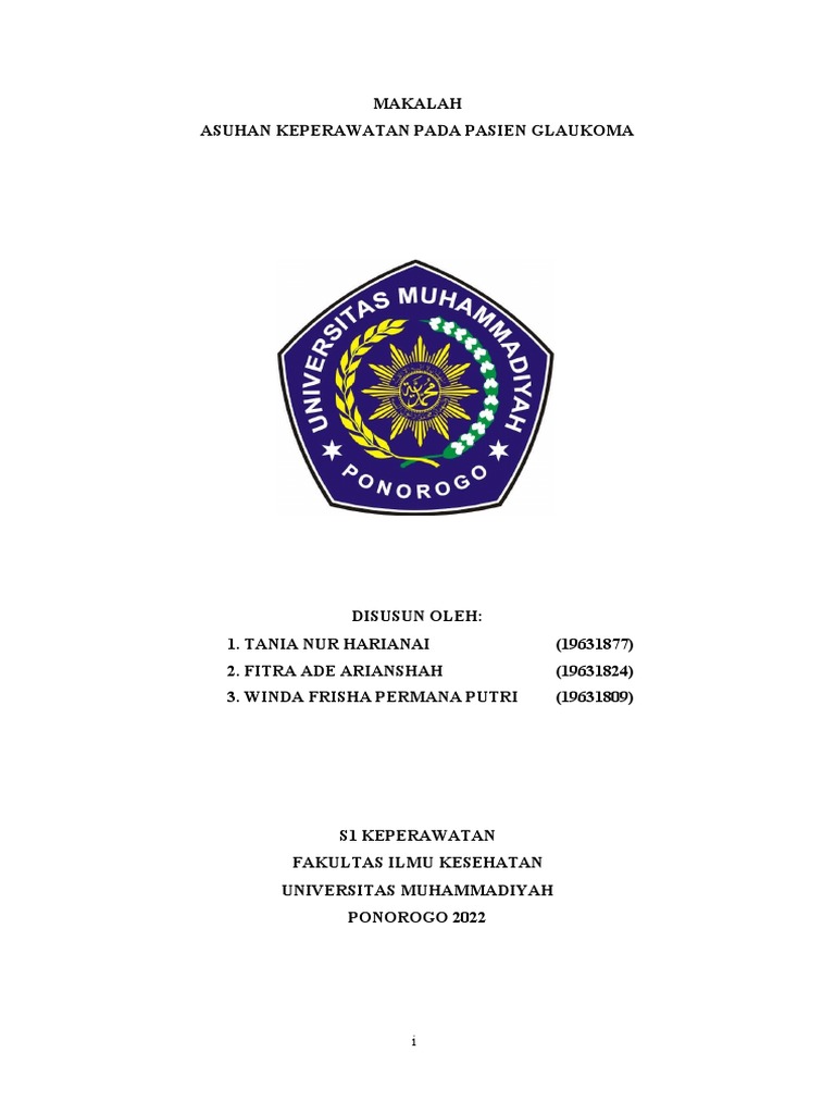 Askep Glaukoma Kel.5 KMB | PDF | Sains & Matematika