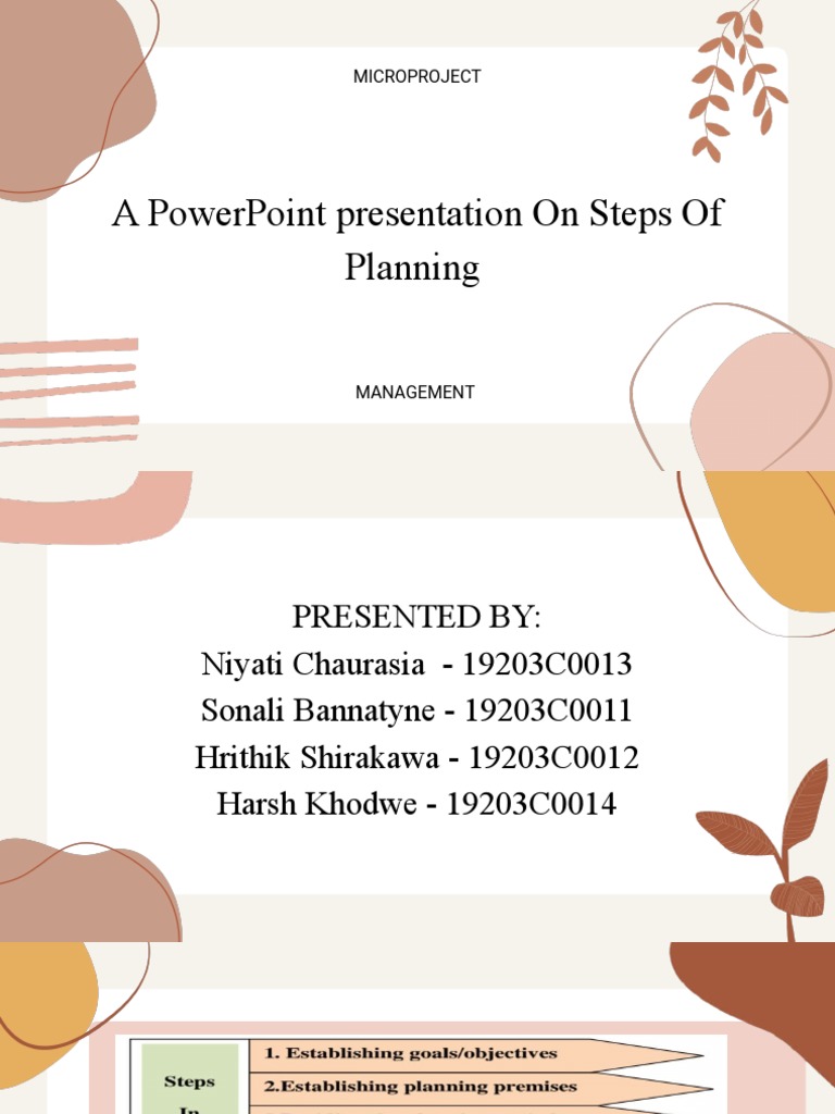 Steps in Microproject Management Planning | PDF | Business