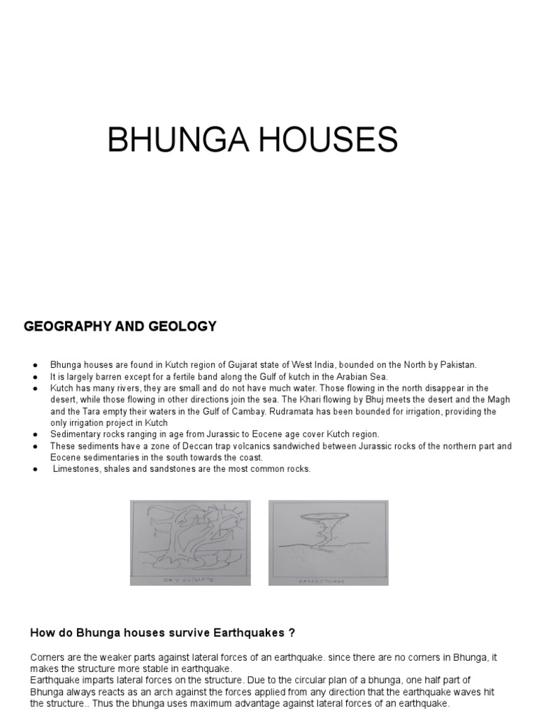 Bhunga Houses | PDF | Mud | Roof