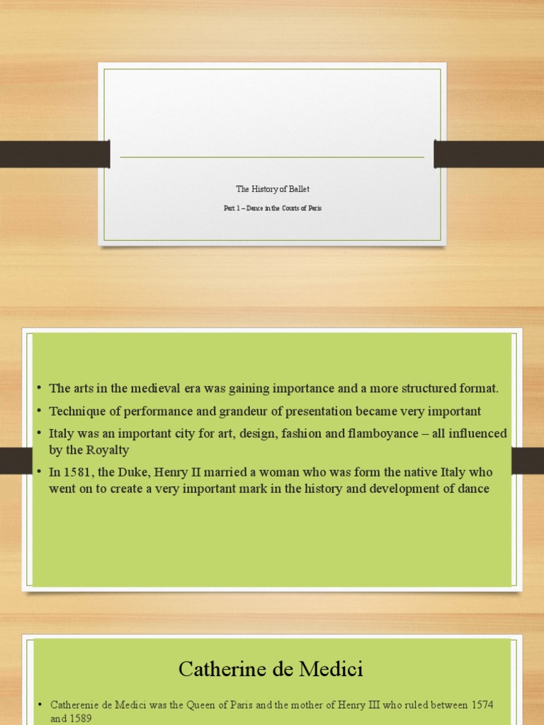 The History of Ballet | PDF | Ballet | Dances