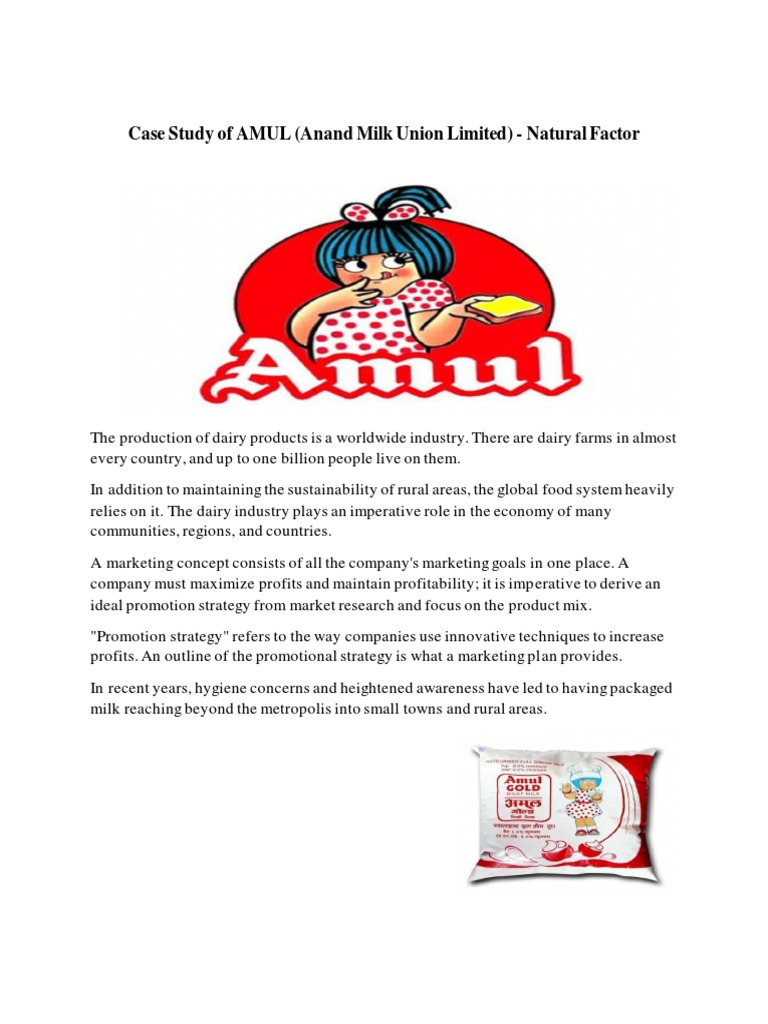 Case Study Amul | PDF | Cooperative | Economies
