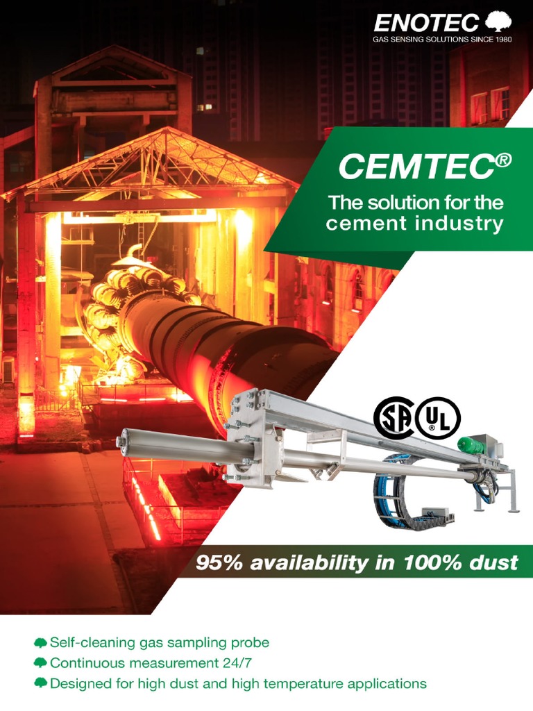 CEMTEC - Solutions For Gas Analysis in Cement Plants | PDF | Combustion ...