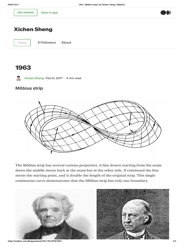 Möbius Strip: Math & Art Insights | PDF | Geometry | Mathematics