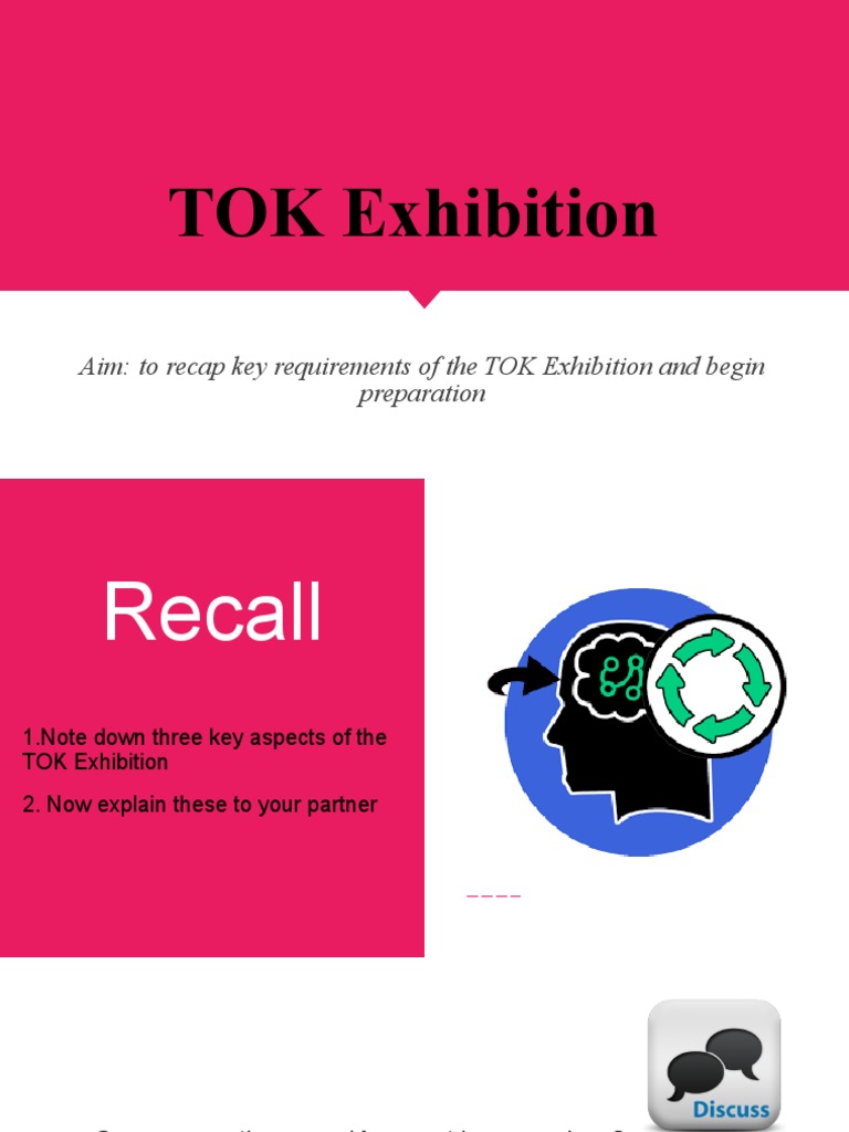 Tok Exhibition Intro Recap Review | PDF | Concept | Psychology
