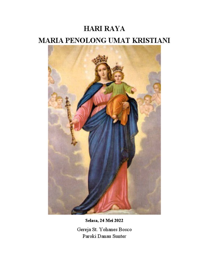 Perayaan Maria Penolong Umat Kristiani | PDF | Agama & Spiritualitas