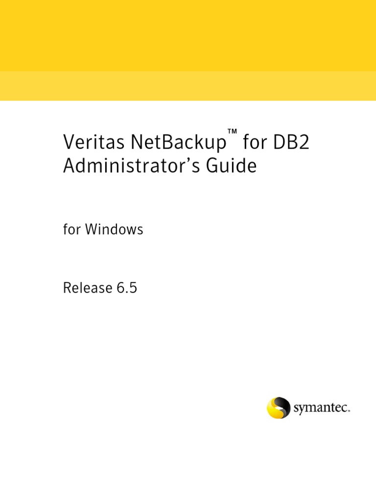 NetBackup Admin Guide DB2 Win | Ibm Db2 | Backup