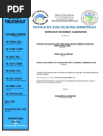 Barangay Business Permit | PDF