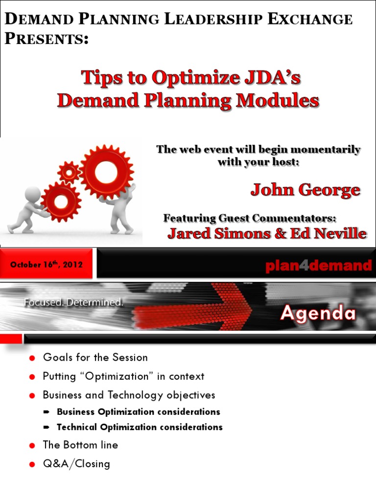 JDA DP Leadership Exchange Tips To Optimize Jdas DP Modules | PDF ...