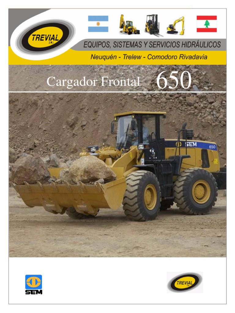 Pala SEM 650 | PDF | Eje | Transmisión (Mecánica)