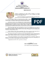 Uytico's 2022 Graduation Message | PDF | Wellness