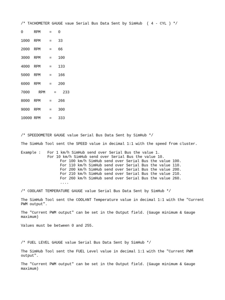 SimHub Decoder | PDF | Turbocharger | Computer Engineering