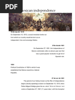 Mexican Independence Day Reading Comprehension Activity | PDF | Spanish ...