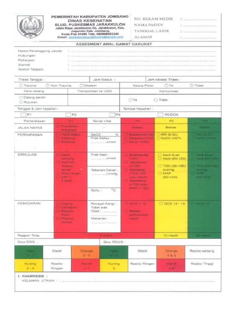 Triase Ugd Print Depan | PDF
