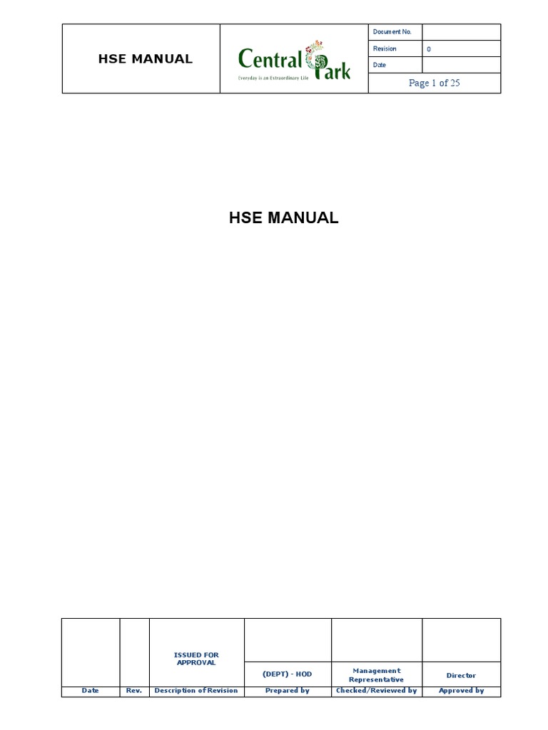 HSE Manual | PDF