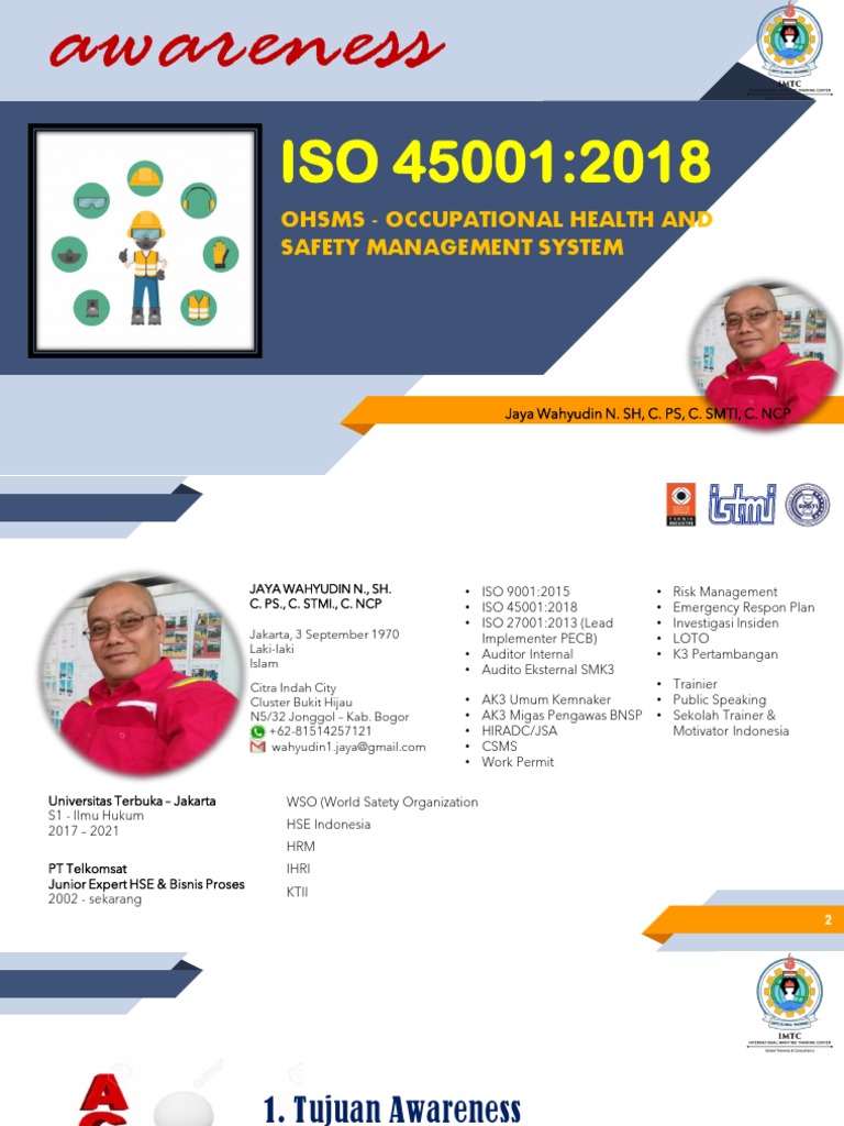 2-Awareness ISO 45001-2018 | PDF
