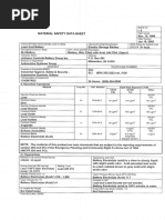 MSDS Exide | PDF | Workplace | Occupational Safety And Health