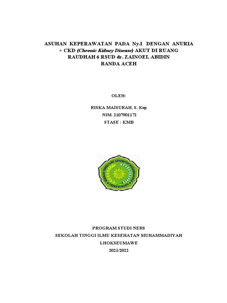Anuria pada Pasien CKD Akut | PDF
