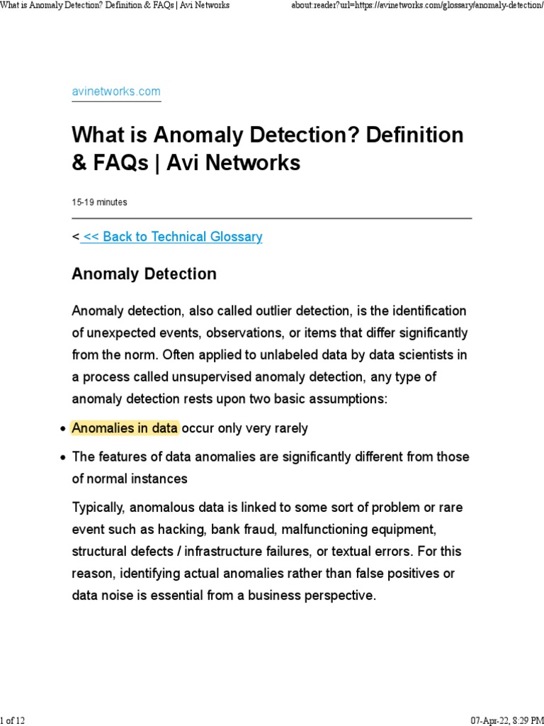 C1a - Anomaly Detection | PDF | Cluster Analysis | Machine Learning