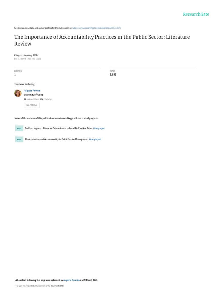 The Importance of Accountability | PDF | Theory | Accountability