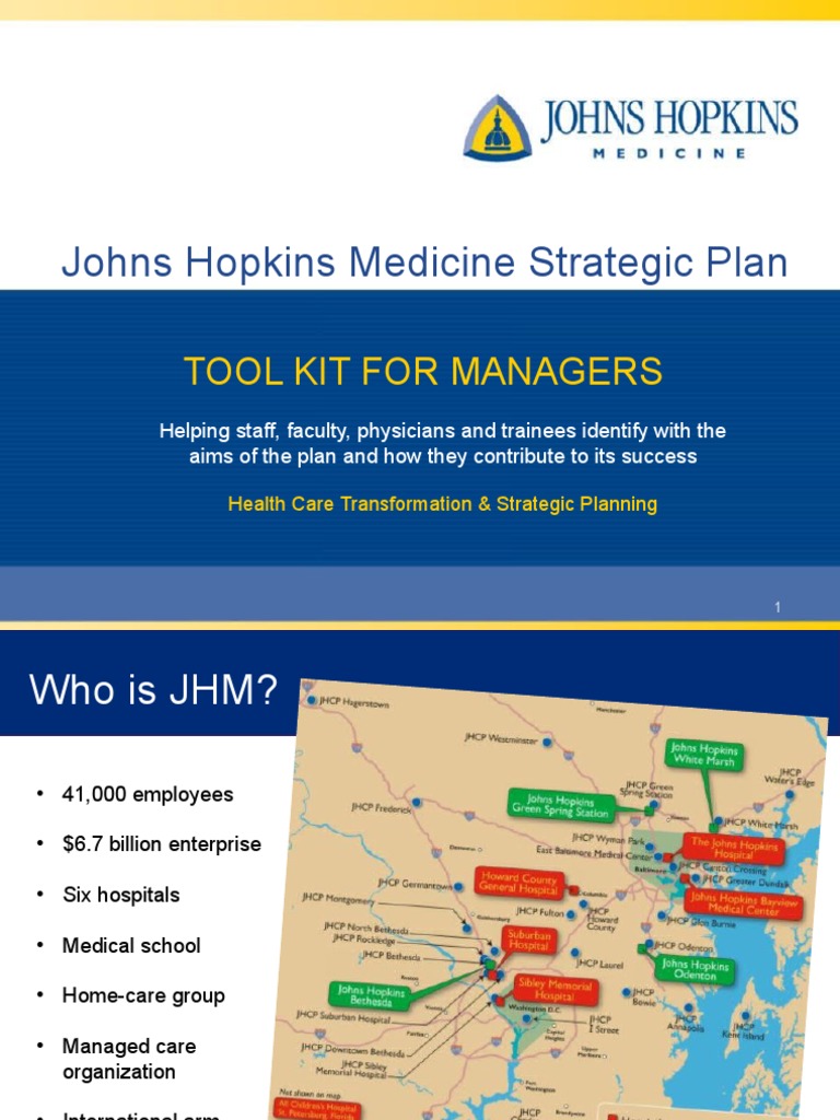 Johns Hopkins Medicine Strategic Plan: Tool Kit For Managers | PDF ...