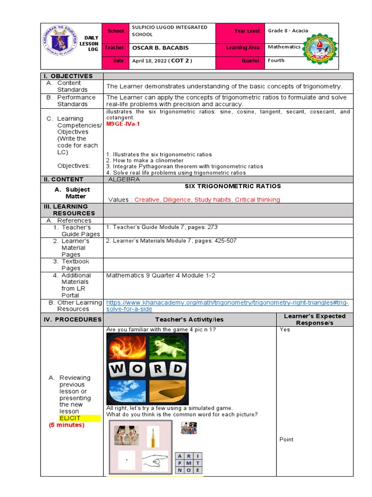 Trigonometric Ratios Explained | PDF | Trigonometric Functions ...