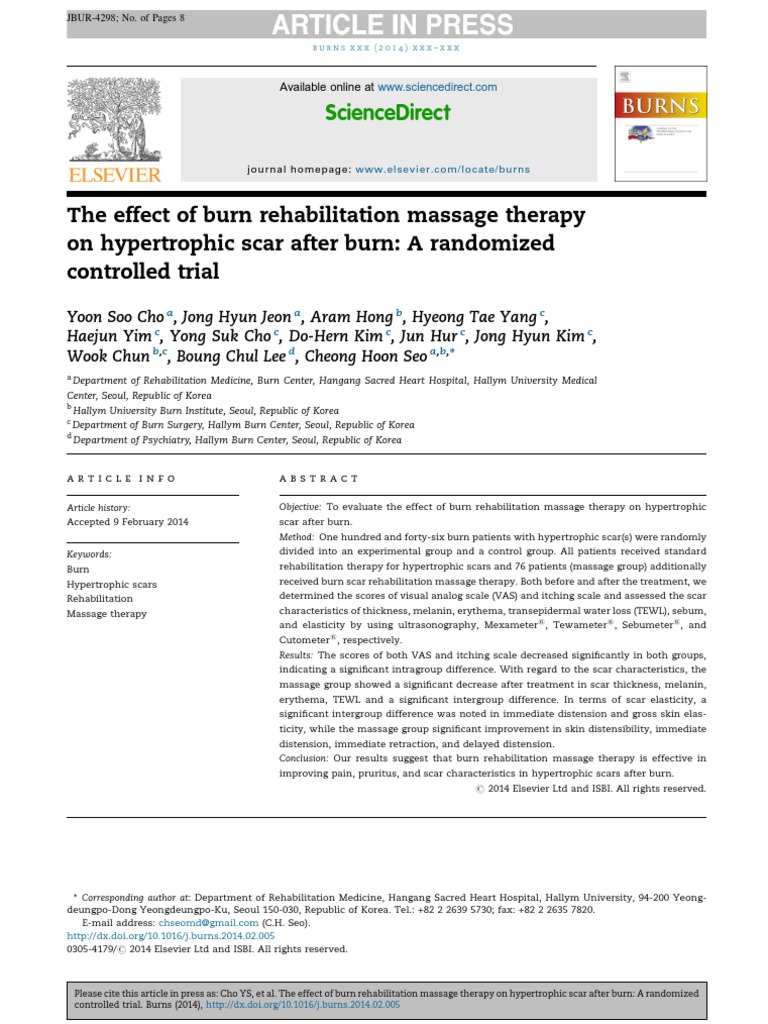 Jurnal Luka Bakar | PDF | Scar | Diseases And Disorders