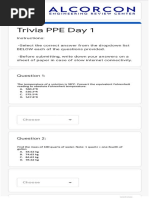 Trivia PPE Day 2 | PDF