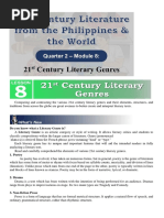 Literary Genres Test 25 Items 2copies | PDF | Poetry | Novels