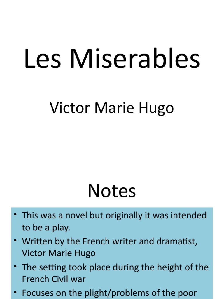 Les Miserables: Victor Marie Hugo | Download Free PDF | Cosette | Les ...