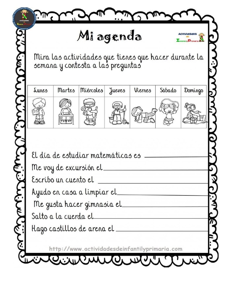 Dias y Meses Del Año | PDF