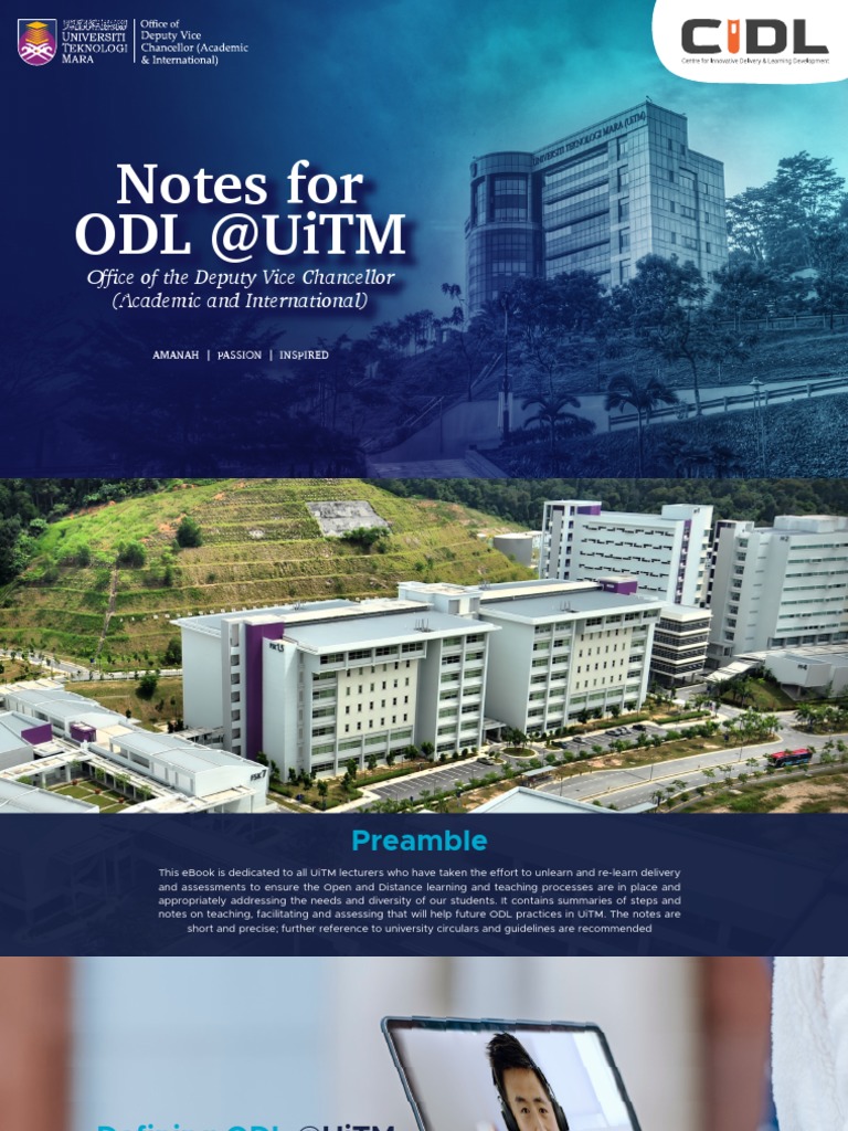 Notes For ODL @UiTM With Hyperlinks | PDF | Learning | Test (Assessment)