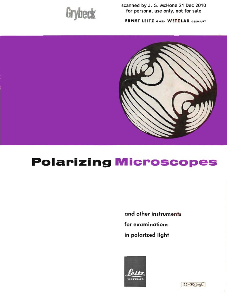 Leitz 1960 Pol Catalog With 1961 Prices | PDF | Microscope | Optics