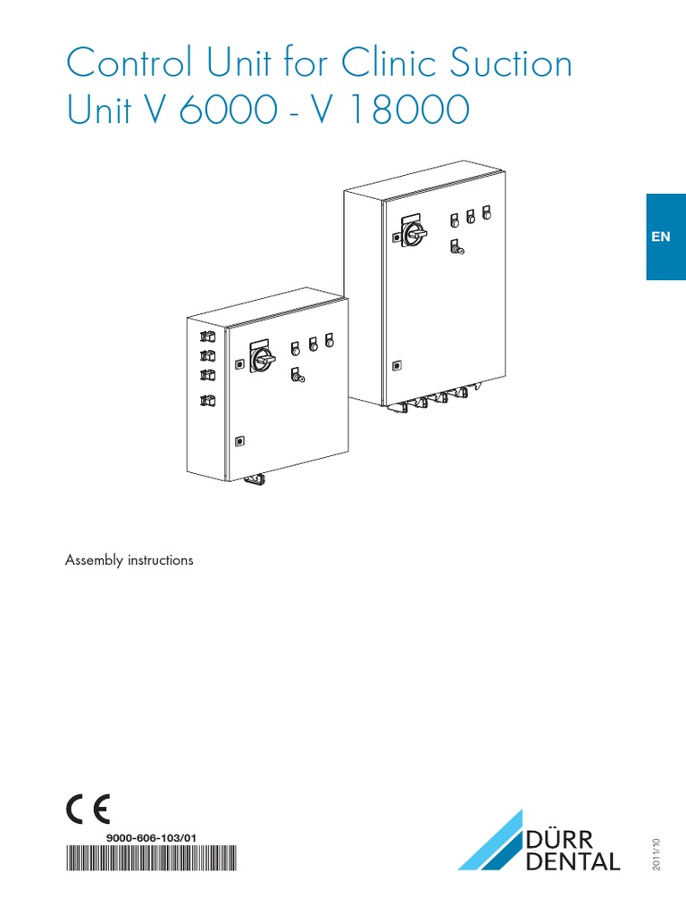 Control Unit For Clinic Suction V6000 - V18000 | PDF