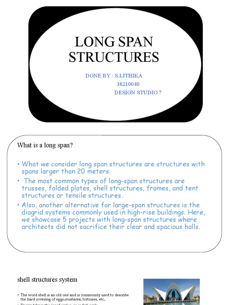 Long Span Structures | PDF | Stress (Mechanics) | Beam (Structure)
